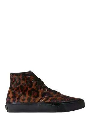 VANS Authentic Hi 2.0 Leopard-print High-top Sneakers Brown