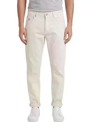 Brunello Cucinelli Five-pocket Lightweight Jeans - Neutrals