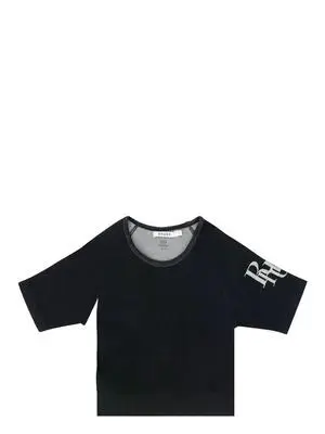 RHUDE Logo-print Raglan-sleeve Top