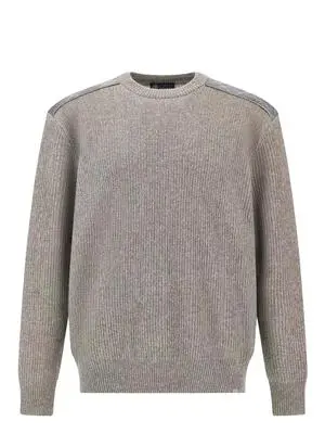 Paul & Shark Ribbed-knit Sweater - Neutrals