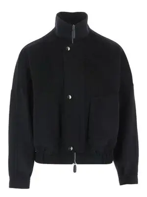 GIORGIO ARMANI Zip-up High-neck Jacket