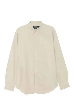 Polo Ralph Lauren Button-down Long-sleeve Shirt - Neutrals