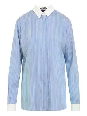 TOM FORD Striped Silk Shirt