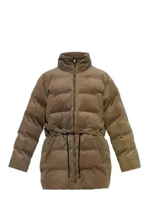 RETHINKIT STUDIOS Corduroy-effect Quilted Jacket - Brown
