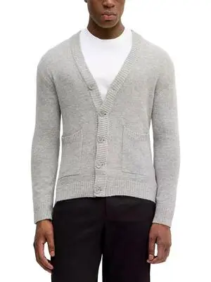 LINDBERGH V-neck Cardigan - Grey