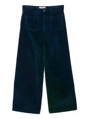FIVE JEANS Lucia Corduroy Cropped Palazzo Pants