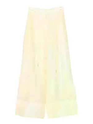 Aje Cloudscape Floral-appliqué Palazzo Pants - Yellow
