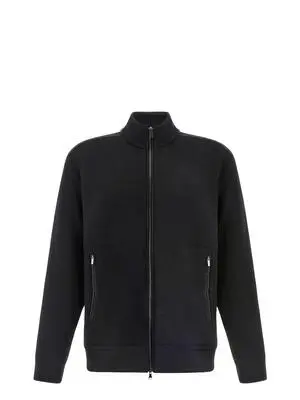 Paul & Shark Zip-up Sweatshirt - Black