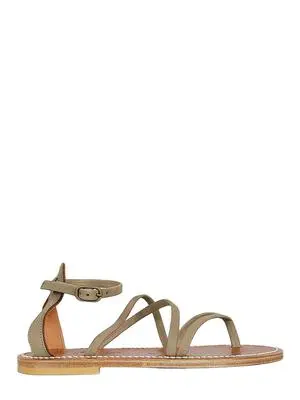 K.JACQUES Epicure Flat Sandals - Grey