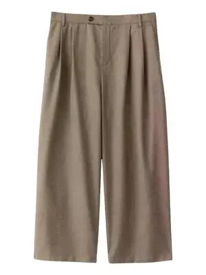 A KIND OF GUISE Yesa Pleated Wide-leg Trousers - Neutrals