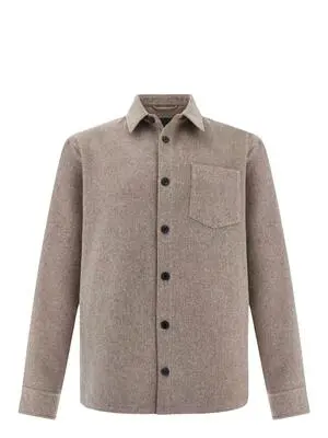 Paul & Shark Cashmere Overshirt - Brown