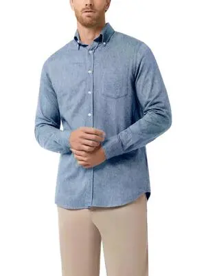 Paul & Shark Cotton Flannel Shirt - Blue