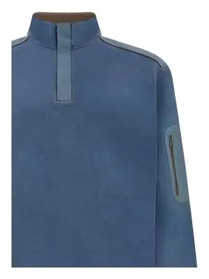 Paul & Shark Typhoon Platinum Half-zip Sweater - Blue