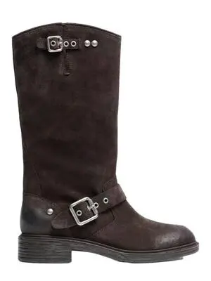ASH Freesia Buckle-detail Biker Boots