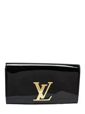 LOUIS VUITTON 2014 Louise Vernis Clutch Bag - Black