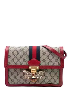 GUCCI 2016-2026 Gg Supreme Queen Margaret Crossbody Bag