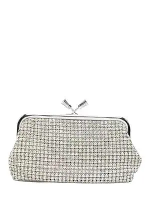ANYA HINDMARCH Crystal-embellished Tassel-clasp Clutch Bag