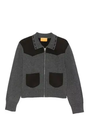 Guest In Residence Saddle Up Zip-up Cardigan - Grey