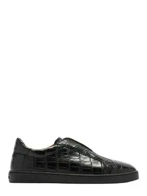 MAGNANNI Nitro Alligator-effect Slip-on Sneakers