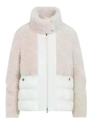 Moncler Glorieux Padded Jacket Neutrals