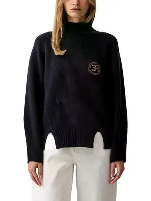ERMANNO FIRENZE Logo-patch Sweater
