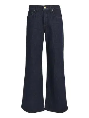 Rag & Bone Josie Mid-rise Flared Jeans - Black