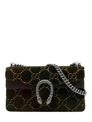 GUCCI 2016-2026 Medium Gg Velvet Dionysus Crossbody Bag