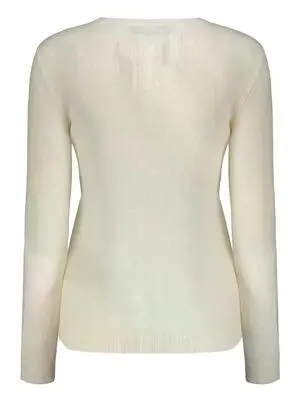 Valentino Garavani Vltn Logo-intarsia Sweater - Neutrals