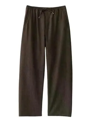 A KIND OF GUISE Samurai Drawstring Wide-leg Trousers - Brown