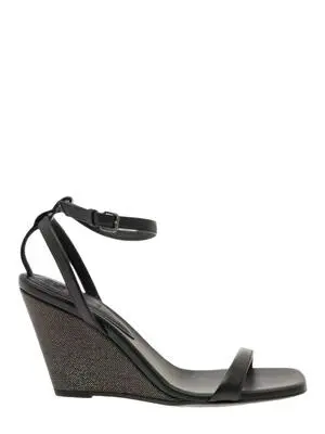 BRUNELLO CUCINELLI Beaded Wedge Sandals