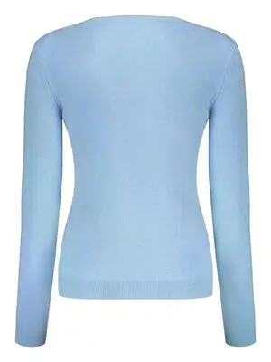 Valentino Garavani Logo Crew-neck Sweater - Blue