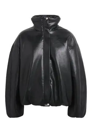 ANINE BING Regenerated Leather Cyrus Jacket - Black