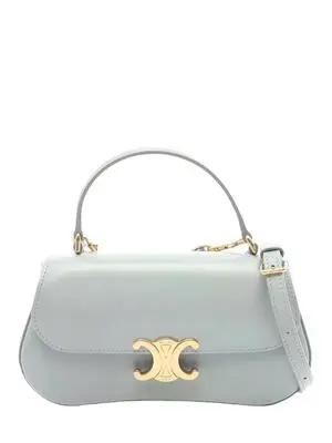 Celine 2010-2026 Teen Leather Laura Bag Satchel Blue