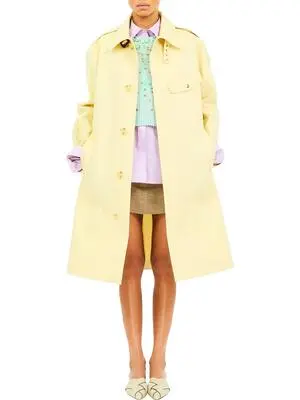 Ulla Johnson Sloane Trench Coat - Honeysuckle
