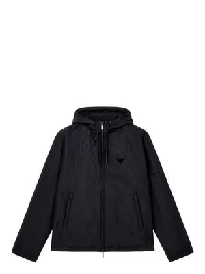 EMPORIO ARMANI Logo-monogram Hooded Jacket