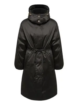 Moncler Contemplatif Hodded Long Down Parka - Black