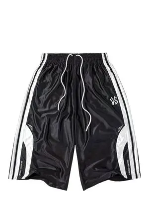VALE FOREVER Dr Doom Side-stripe Shorts - Black