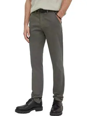 LINDBERGH Logo-patch Chinos - Grey