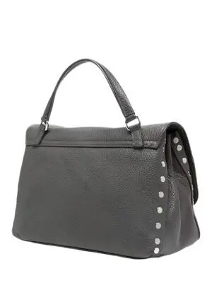 ZANELLATO M Postina Studded Tote Bag Grey