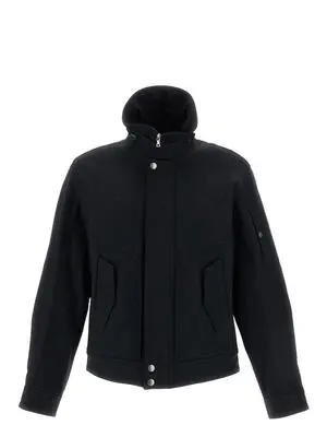 Dries Van Noten Giacca Vince In Tela Di Cotone - Nero