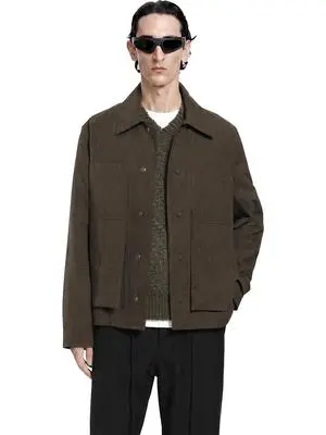 CRAIG GREEN Embroidered Linestitch Worker Jacket - Green