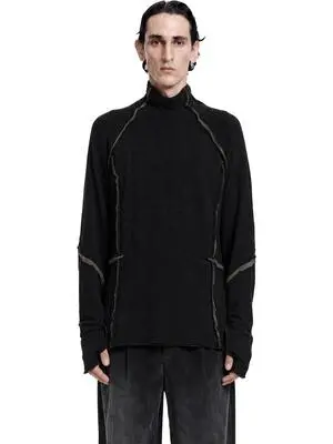 ANDREA YA AQOV Turtleneck Raw Cut