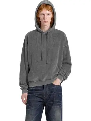 Acne Studios Rubber Stamp Logo Hoodie - Black