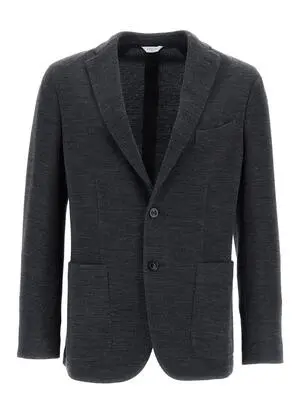 Boglioli Giacca In Jersey - Grey