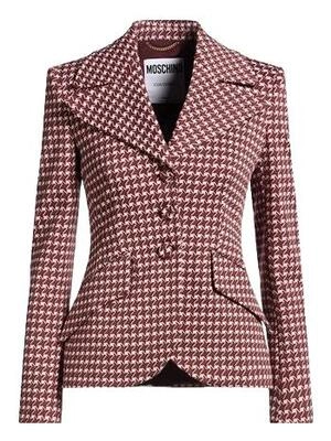 Moschino Blazer Size Polyamide, Elastane - Red