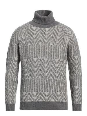 PANICALE Turtleneck Light Size Wool, Cashmere - Grey