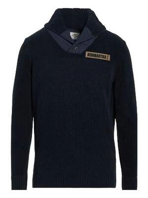 AERONAUTICA MILITARE Sweater Size Cotton - Navy