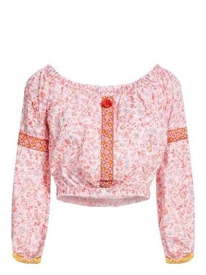 POUPETTE ST BARTH Woman Top Rust Size Xs Cotton