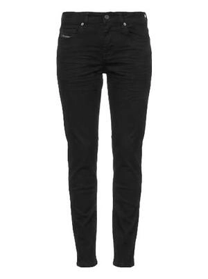 DIESEL® Pants Size Cotton, Polyester, Elastane - Black