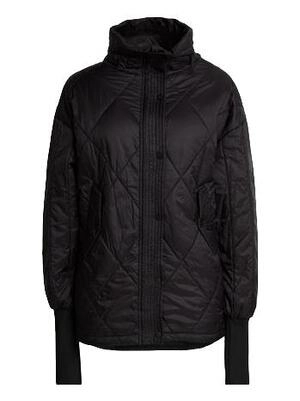 LA FILLE DES FLEURS Puffer Size Nylon - Black